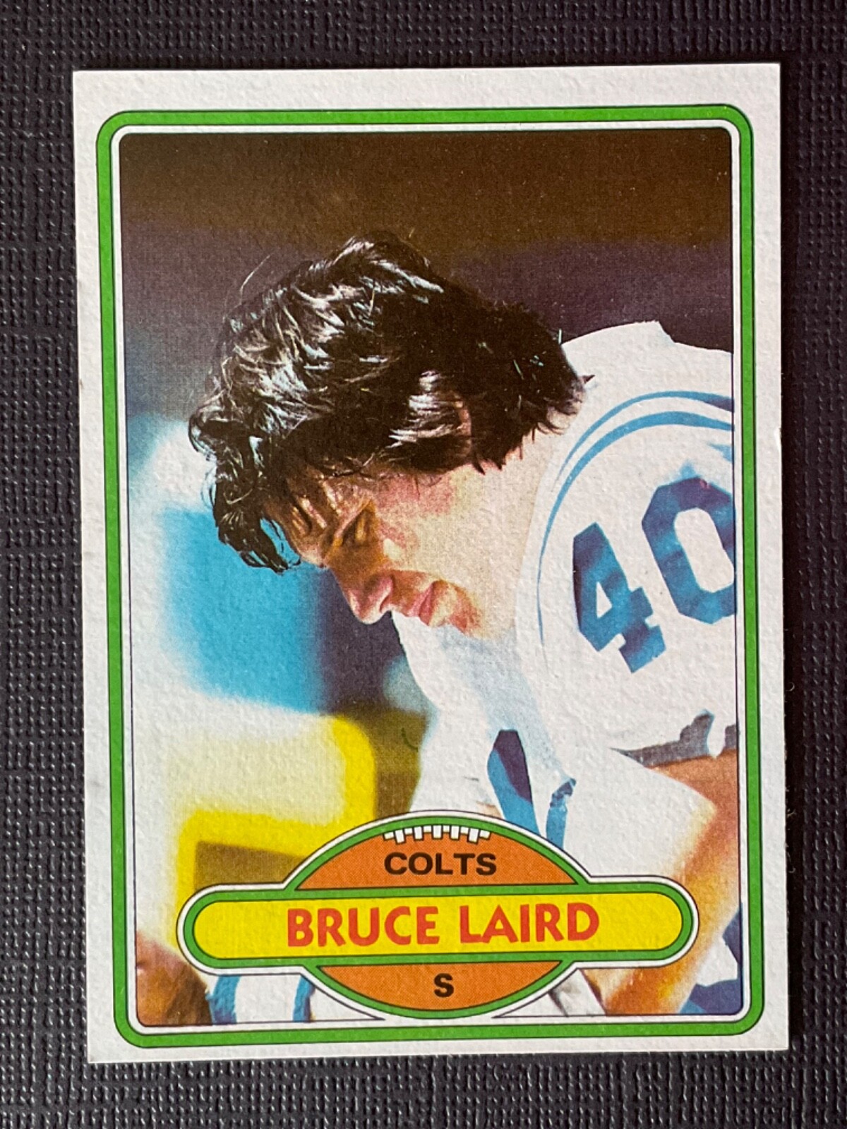 Bruce Laird 1980 Topps Football Card #447 - Baltimore Colts Safety | eBay