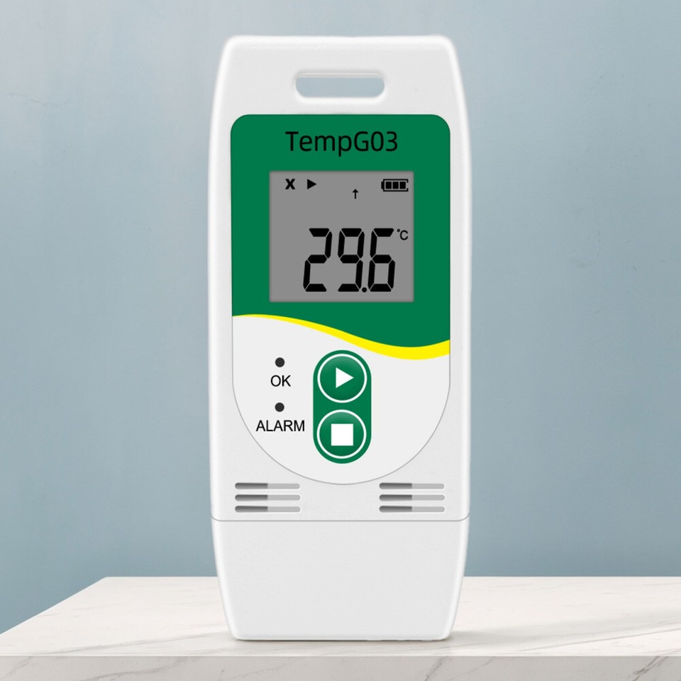 USB Temp & Humidity Data Logger Digital Reusable PDF CSV Report Over ...