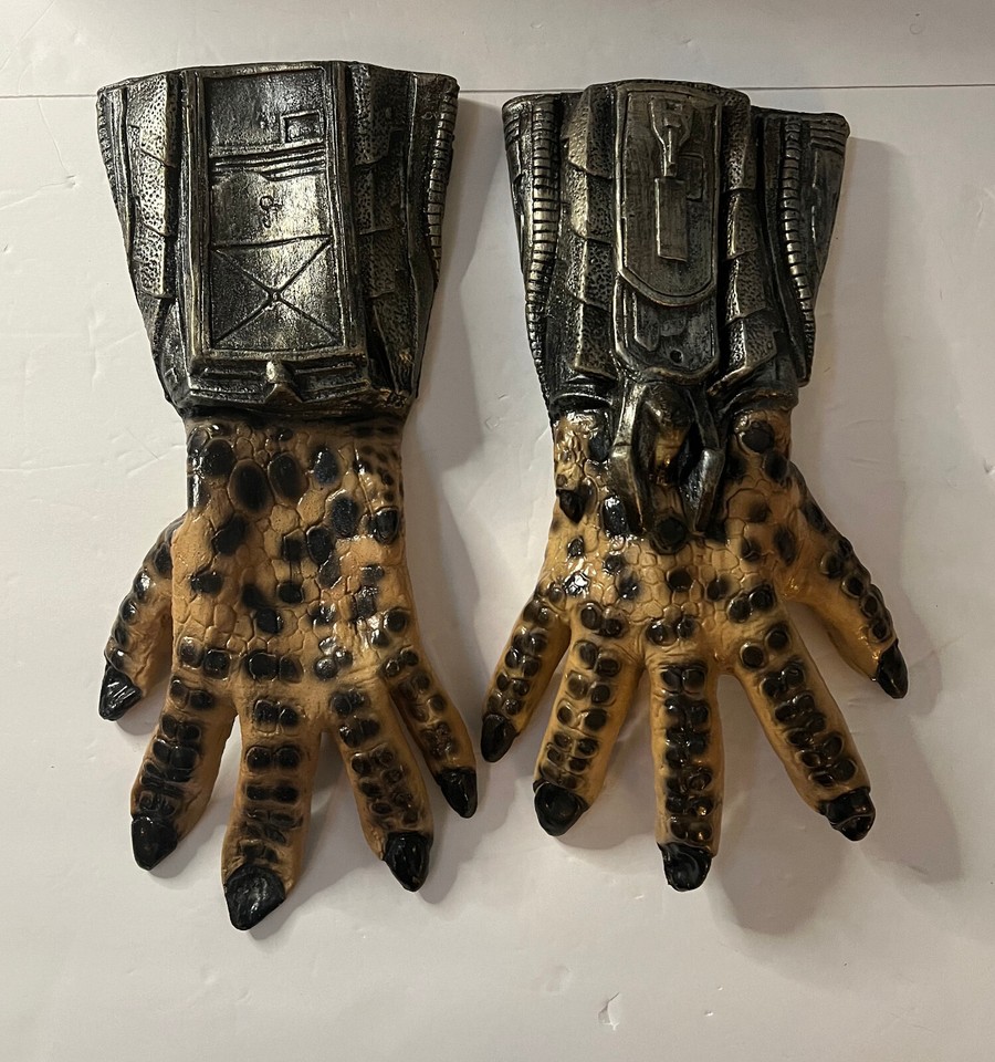 Predator Helmet Braids Latex Mask w/ Gloves Cosplay Costume | eBay