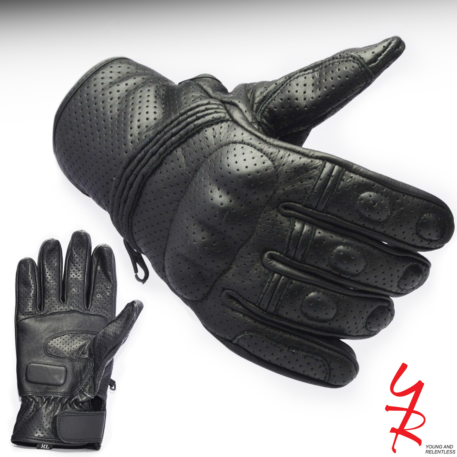 Suzuki GSXR Motorbike Racing Gloves Original Leather Motorcycle Off ...