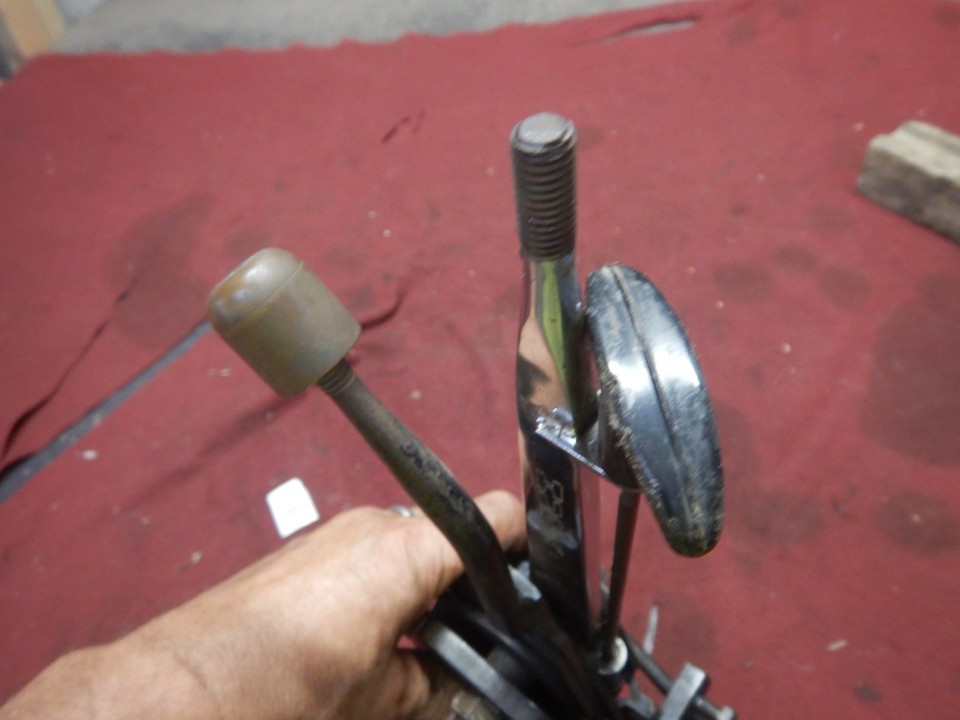 VINTAGE HURST RAM ROD V-GATE INLINE 4 SPEED SHIFTER GM CHEVY MUNCIE T10 ...