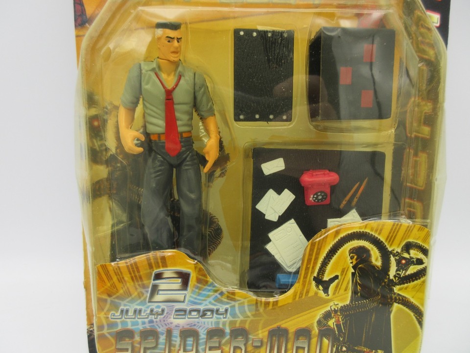 Spider-Man 2 J JONAH JAMESON Chinese KO Action Figure 2004 NIP! RARE ...