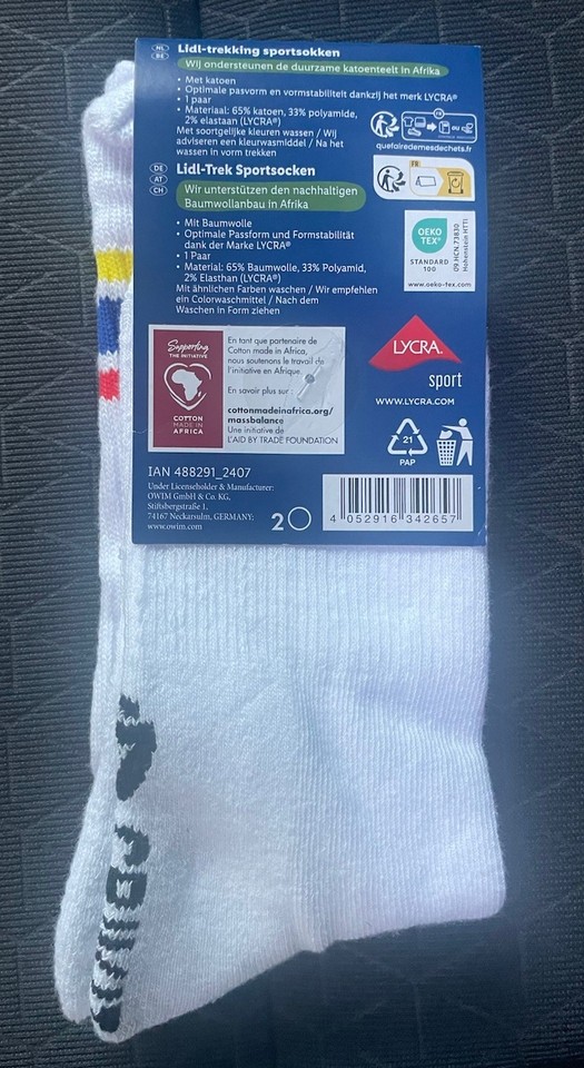 Tour de France LIDL Trek Cycling Team Socks | eBay
