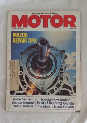 MOTOR Magazine April 1985 108 Pages Great Car repair Tips | eBay