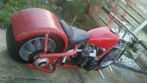 MINI chopper Front wheel / mini bike front billet rim and brake | eBay