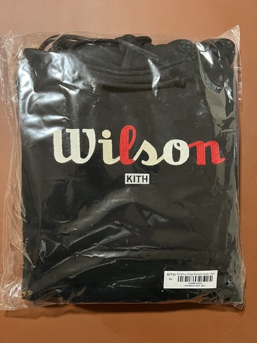 Kith for Wilson Vintage Multicolor Hoodie Cotton Fleece Hooded ...