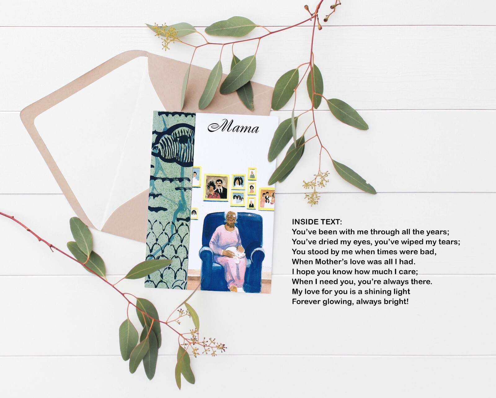 African American Greeting Cards (Mama_ST022)_It's A Sista Thing Cards ...