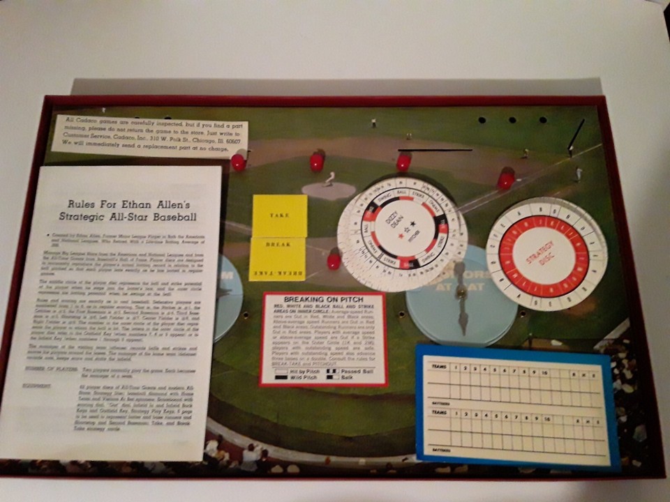 Vintage All-Star Baseball by Cadaco No. 304 | eBay