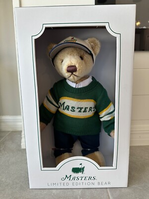 2025 Masters **Limited Edition** Teddy Bear (#49of 500) | eBay