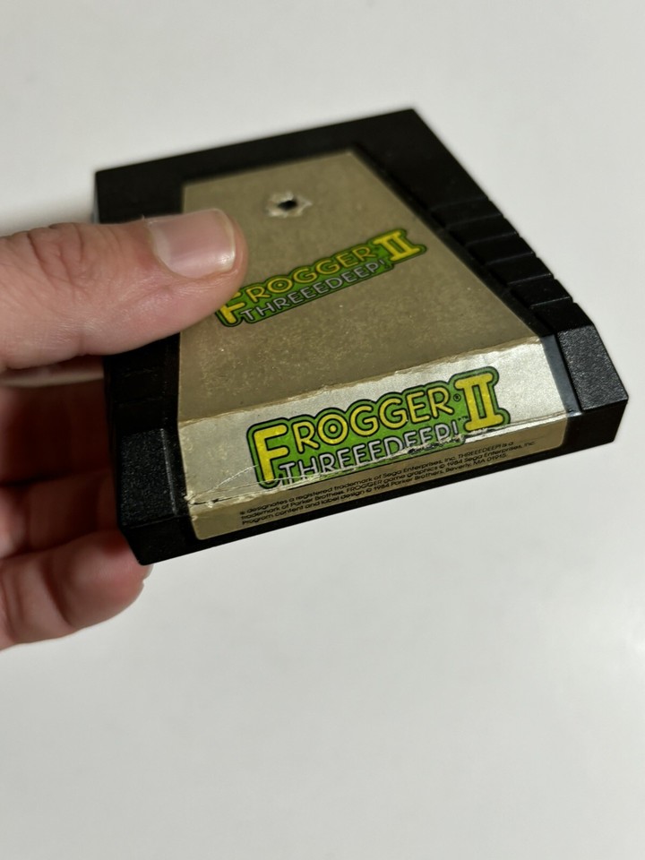 Frogger II (Colecovision, 1984) Authentic Original Cartridge Video Game ...