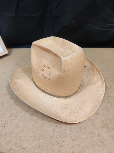 Vintage Resistol Western Straw Cowboy Hat From Lou Taubert's Ranch ...