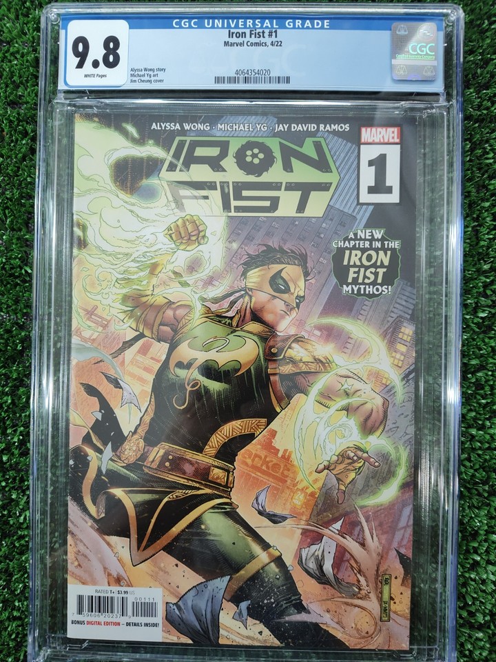 IRON FIST #1 (2022) CGC 9.8 NM/Mint 👊 1st Appearance of Lin Lie Sword ...
