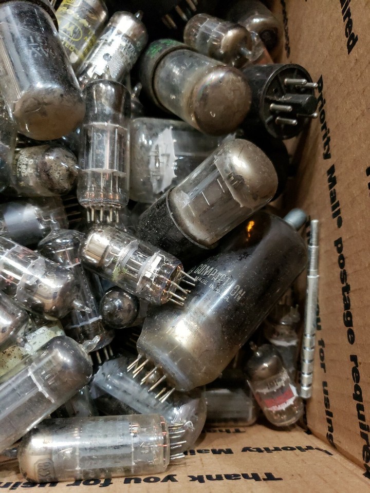 LOT OF MIXED ELECTRONIC RADIO and tv TUBES 160 UNTESTED | eBay