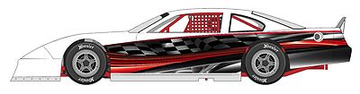 RACE CAR WRAP, Graphics, Decals, IMCA Late Model Dirt #4 | eBay