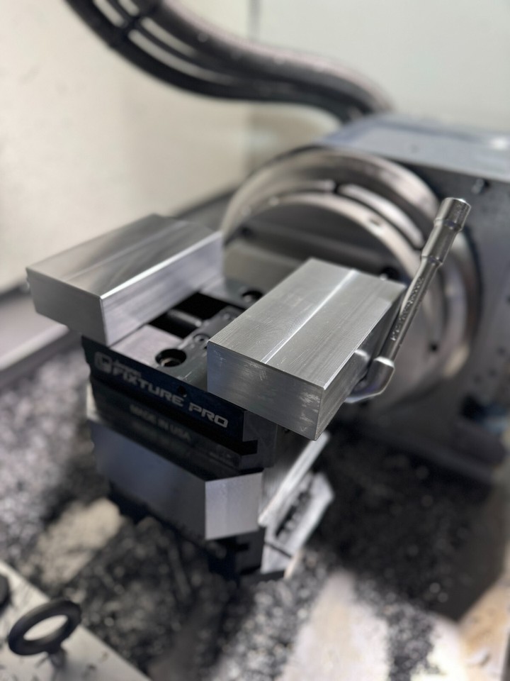 Jergens 130mm Steel 4+5-Axis Self Centering Vise Soft Jaws 5CV13041 by ...