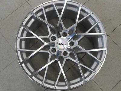 TSW Sebring 19x9.5 Silver with Mirror Cut Face Rim 5x120 +20 offset | eBay