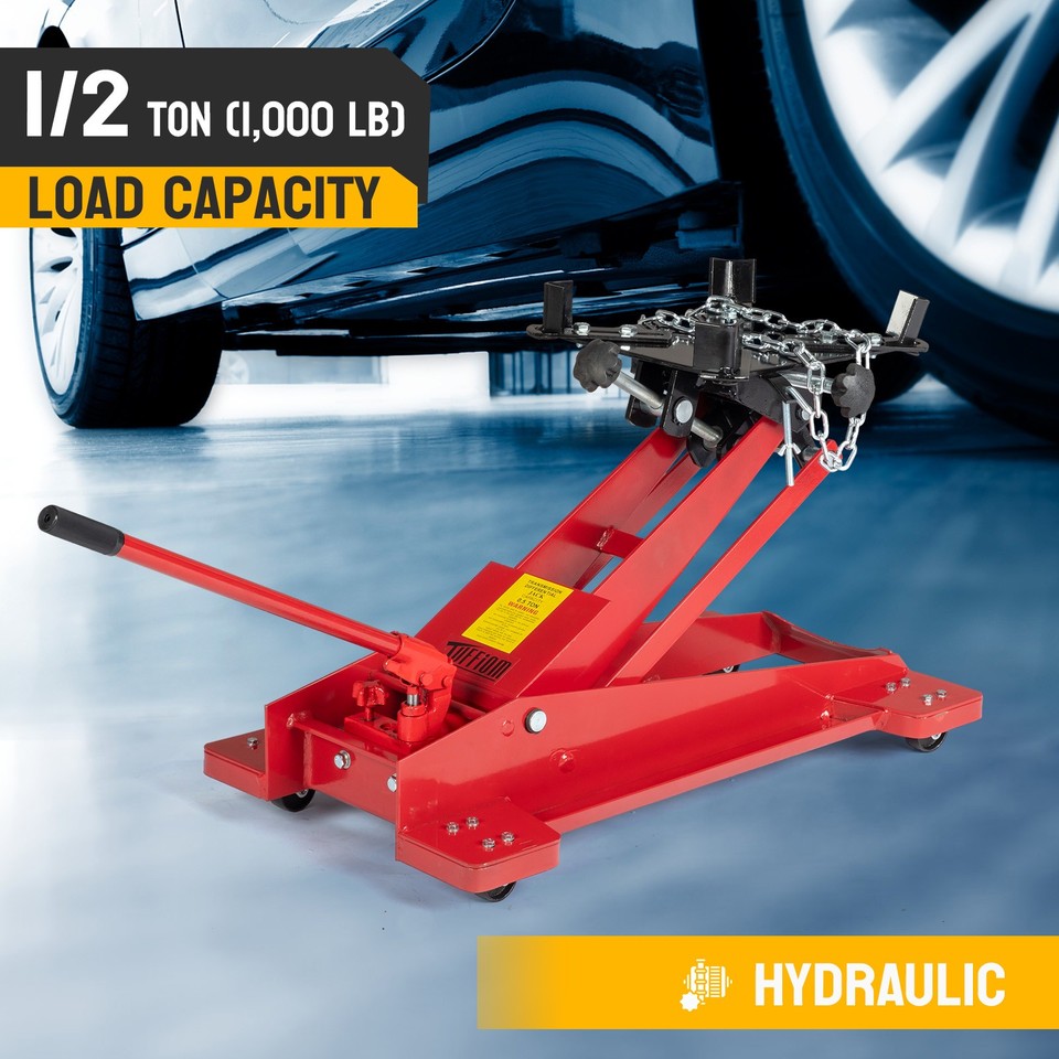 Strong way 1/2-Ton Hydraulic Low Profile Transmission Jack RED | eBay
