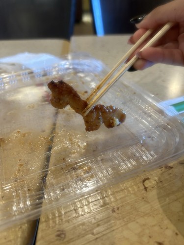 GIRAFFE SHAPED TERIYAKI CHICKEN PIECE super Rare It’s Like Charzard Hot ...