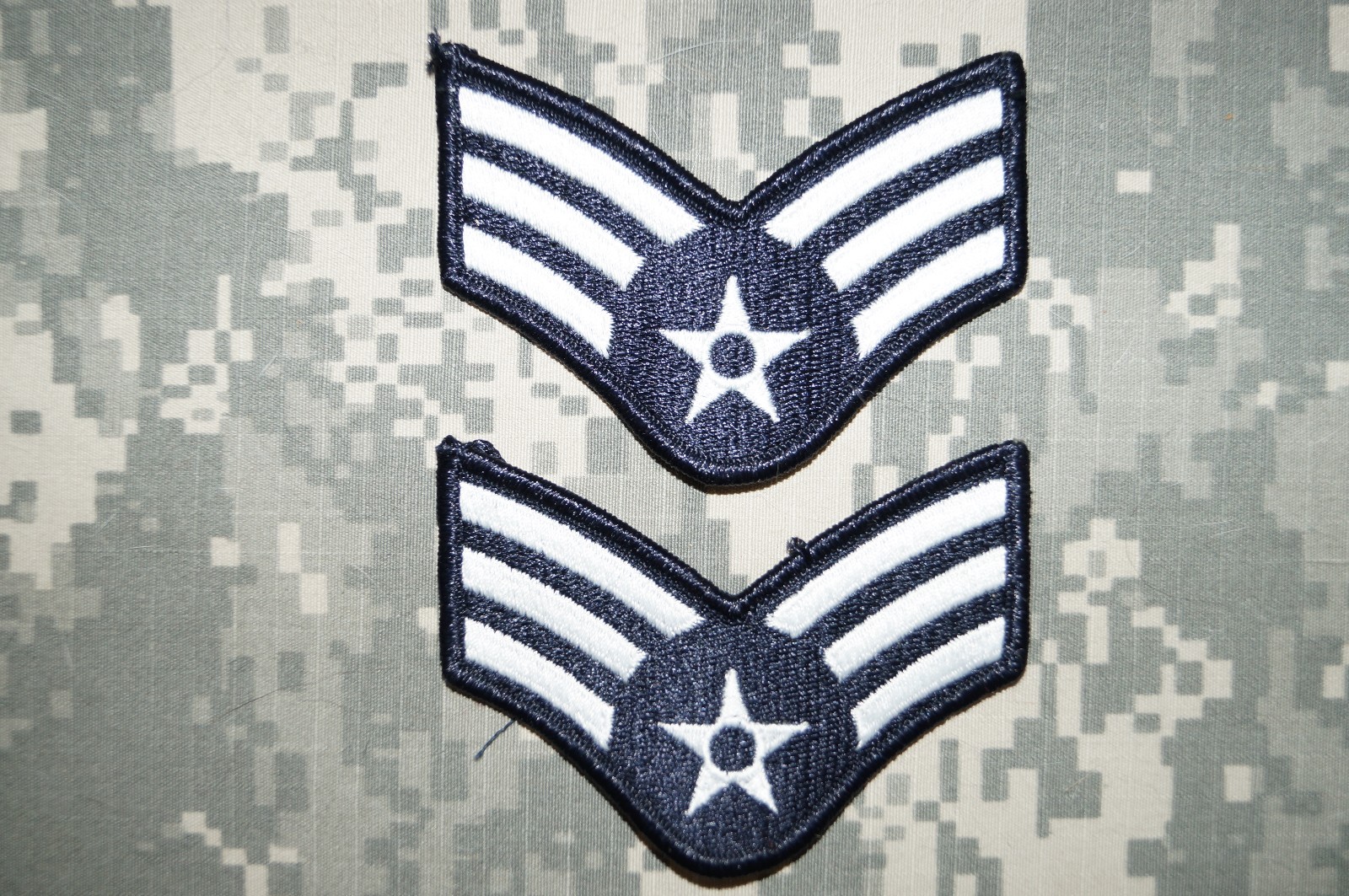 Military Patch US Air Force Dress Color Senior Airman SrA Rank FEMALE ...