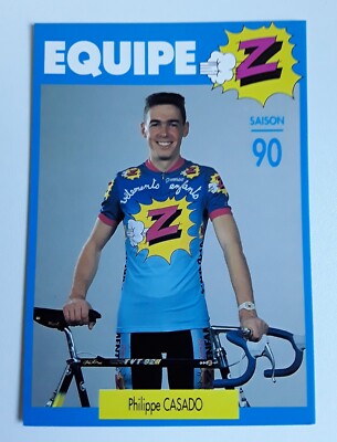 CYCLISME Carte Cycliste PHILIPPE CASADO Équipe Z 1990 . | eBay