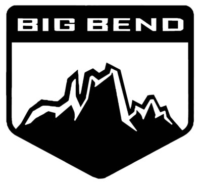 Big Bend Fender Tailgate Door Logo Sport SUV Vinyl Decal Sticker for ...
