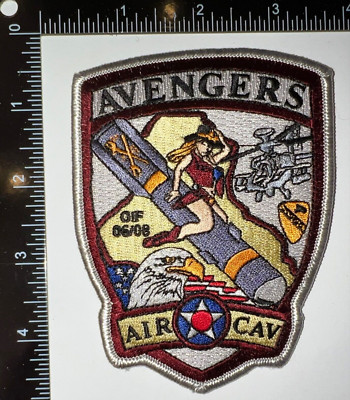 US Army OIF 06-08 1-227 1st ACB Aviation Avengers 1st Air Cavalry Patch ...