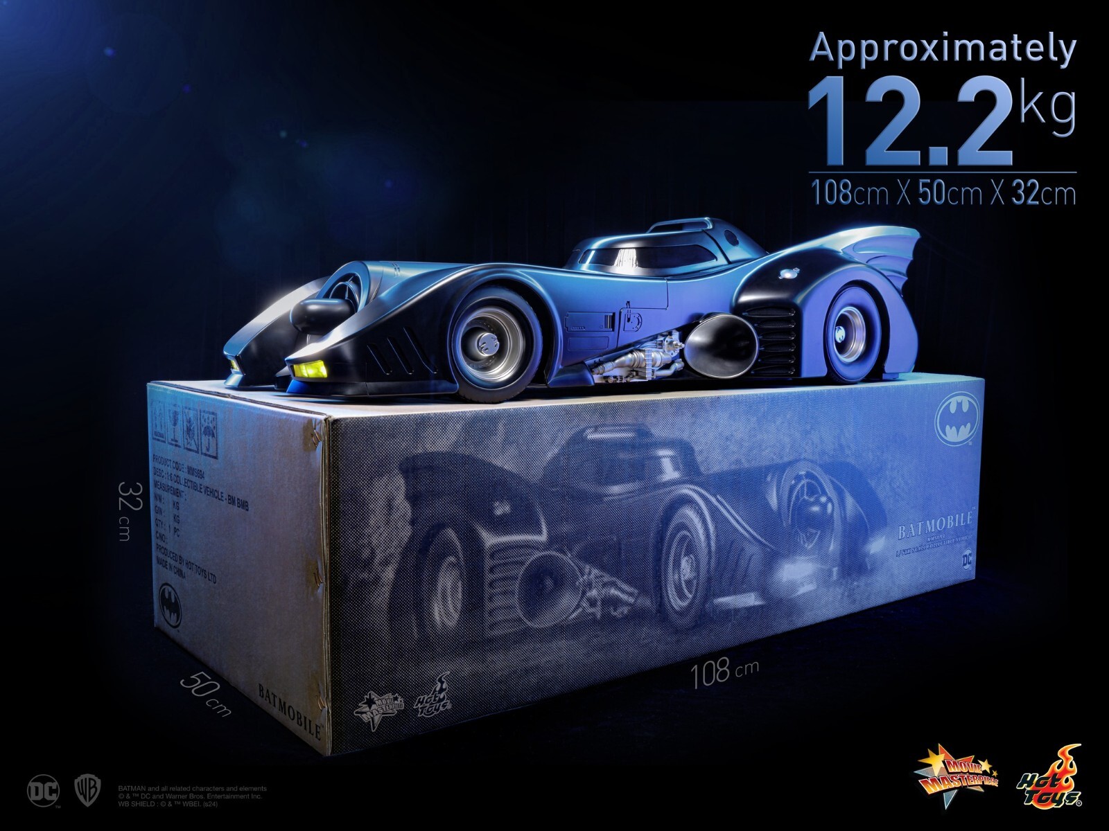 Hot Toys MMS694 Batman (1989) Batmobile 1/6 Action Figure NEW | eBay