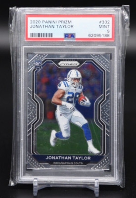 2020 Panini Prizm Rookie Jonathan Taylor #332 PSA 9 MINT Rookie RC | eBay