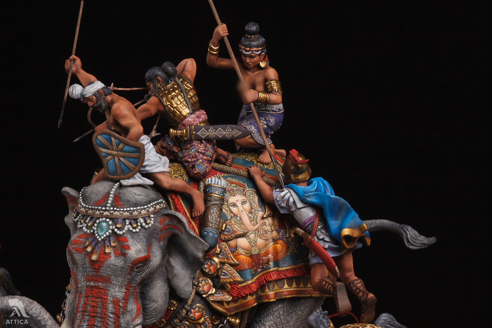 Indian Elephant Alexander the Great Painted Tin Toy Soldier Pre-Sale ...