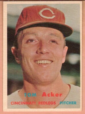 Tom Acker 1957 Topps RC | eBay