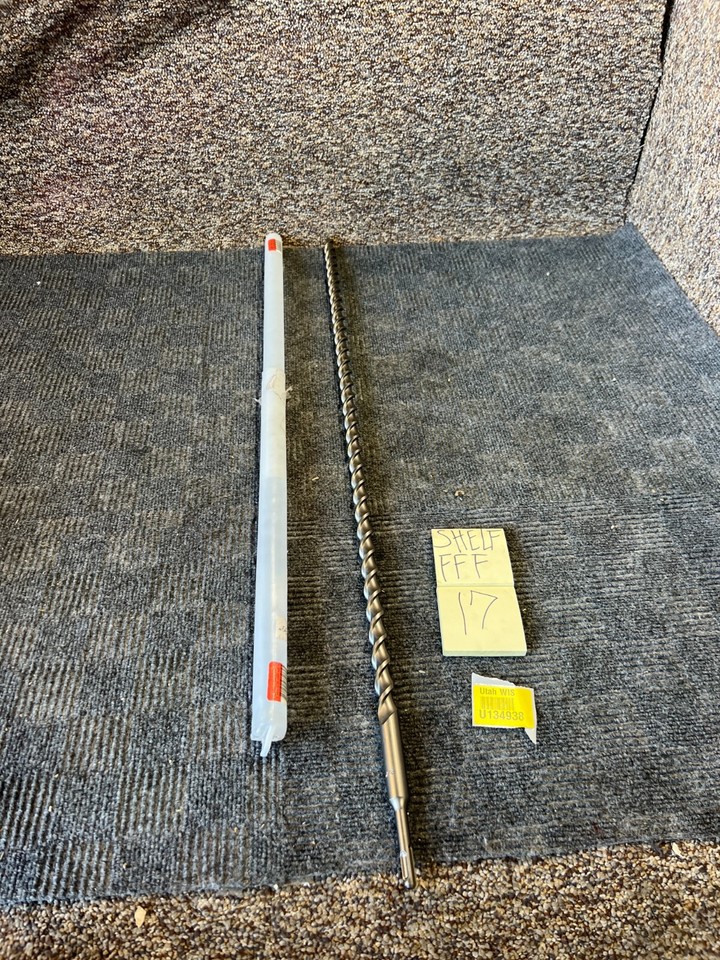 Sabre Tools 3/4" x 39" Rotary Hammer Drill Bit / Silver Gray | eBay