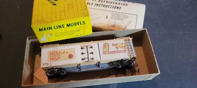 HO TRAIN KIT MAIN LINE MODELS 40' BILLBOARD REEFER NESTLES MILK | eBay