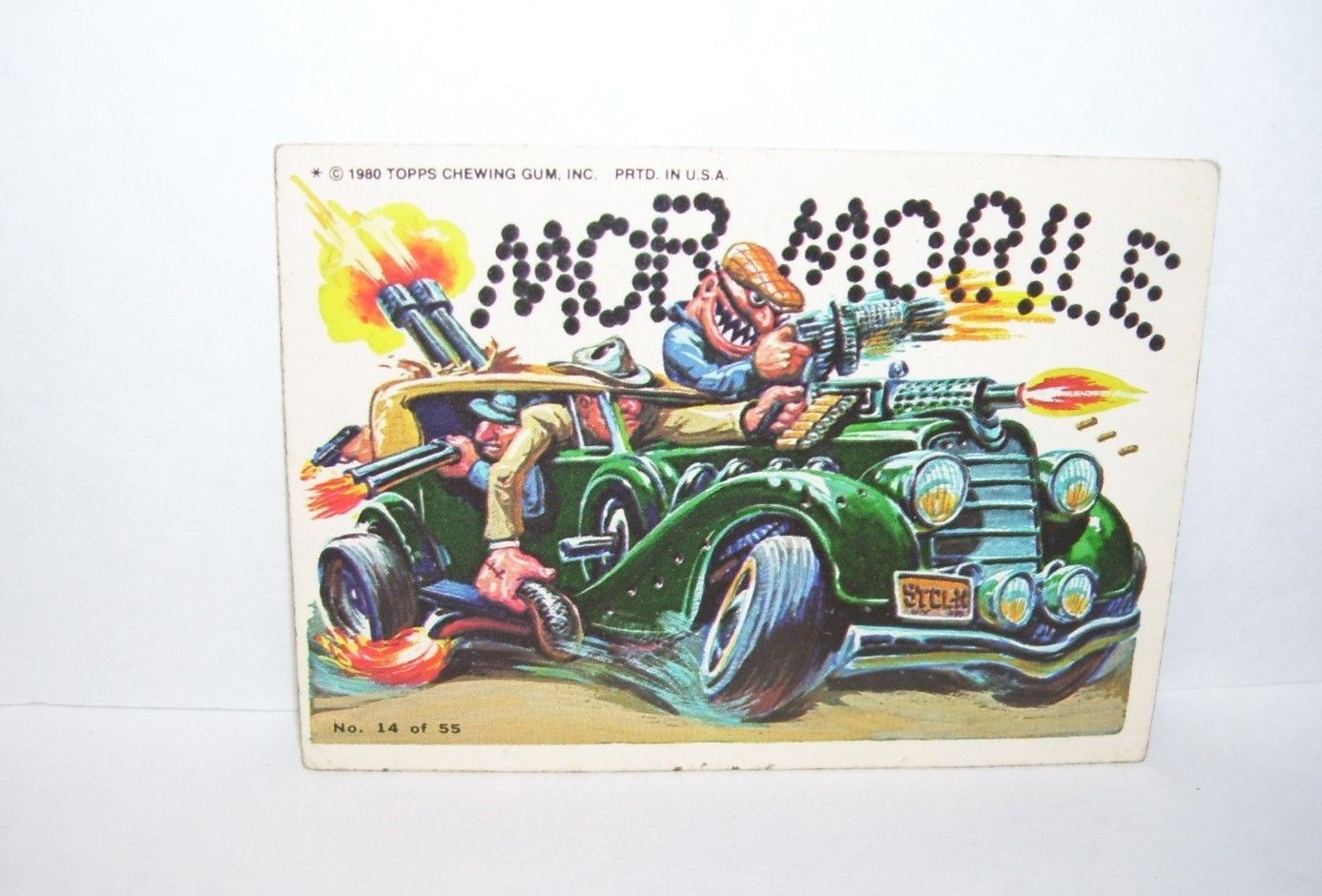 Weird Wheels Mob Mobile 1980 Topps Trading Card | eBay