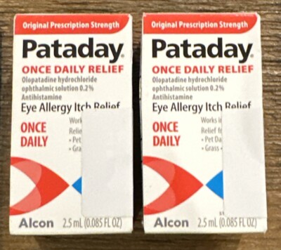 Pataday Once Daily Relief Original Strength Eye Drops (2 Pack)2x2.5mL ...