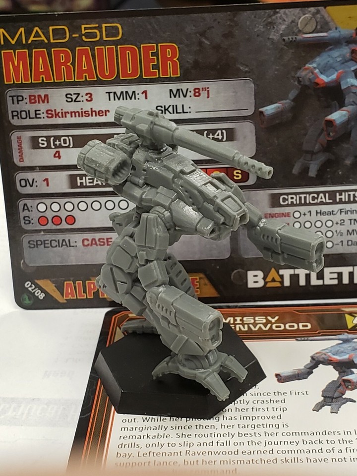 Battletech Plastic Mech from Kickstarter Catalyst + MERCENARIES ....you ...