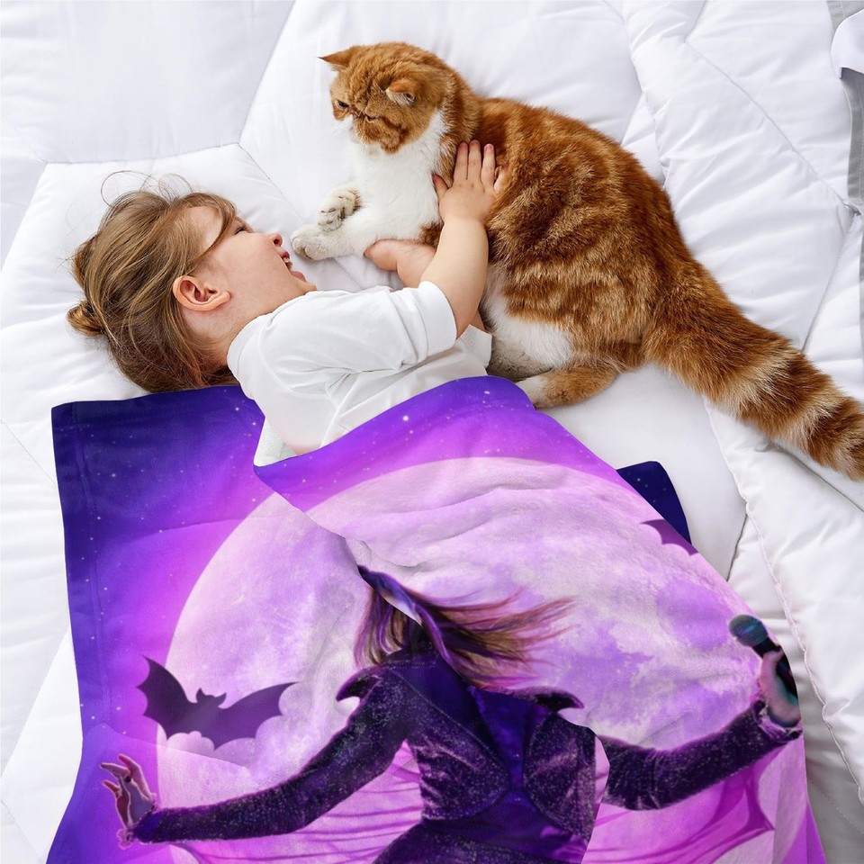 Vampirina Teenage Vampire Blanket Soft Flannel Bed Sofa Throw Birthday ...