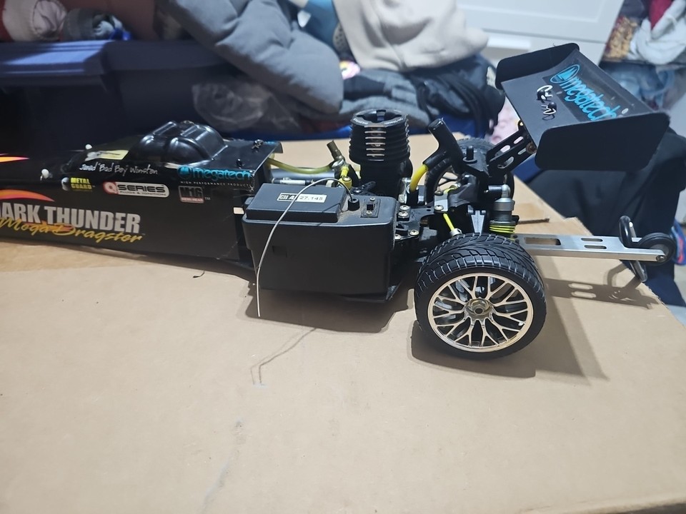 Megatech MTC7810 Nitro Dark Thunder Top-Fuel Dragster RC Car | eBay