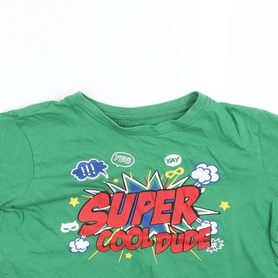 Primark Boys Green Basic T-Shirt Size 7-8 Years | eBay UK