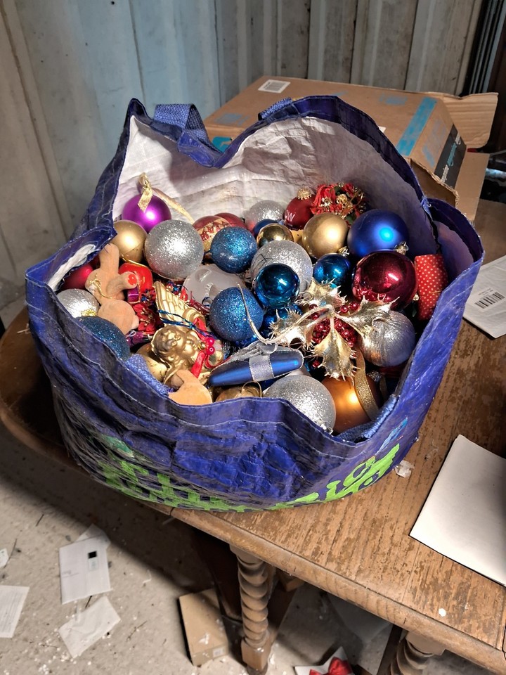 Massive Bag Of Christmas Baubles | eBay UK