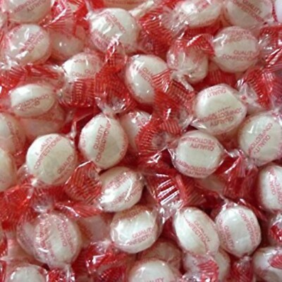 Olde English Mint Sweets | Hard Boiled White Round Wrapped | Bulk Buy ...