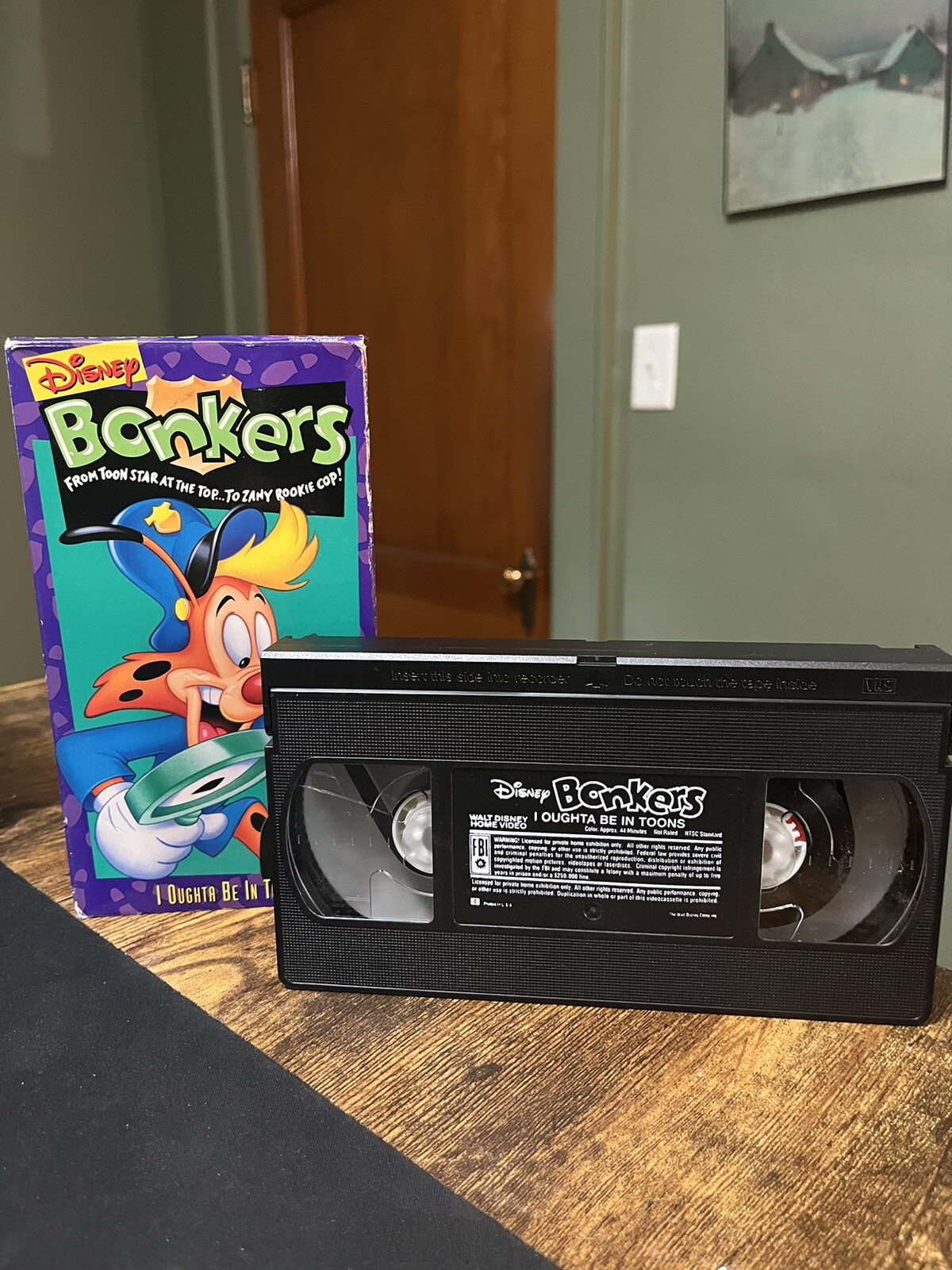 Bonkers: I Oughta Be in Toons - Disney VHS tape TESTED | eBay