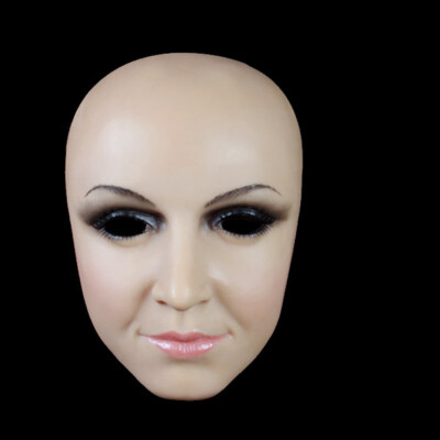 China Silicone Mask Movie Props Realistic Female Face Masks ...