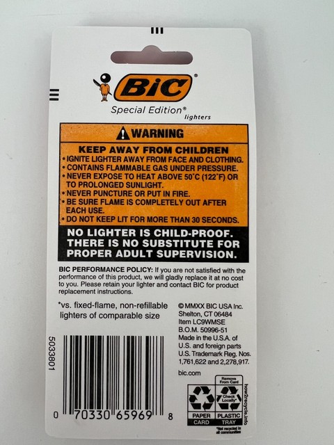 2 Pack Bic Lighters Special Limited Edition Marble Series Swirl Pink ...