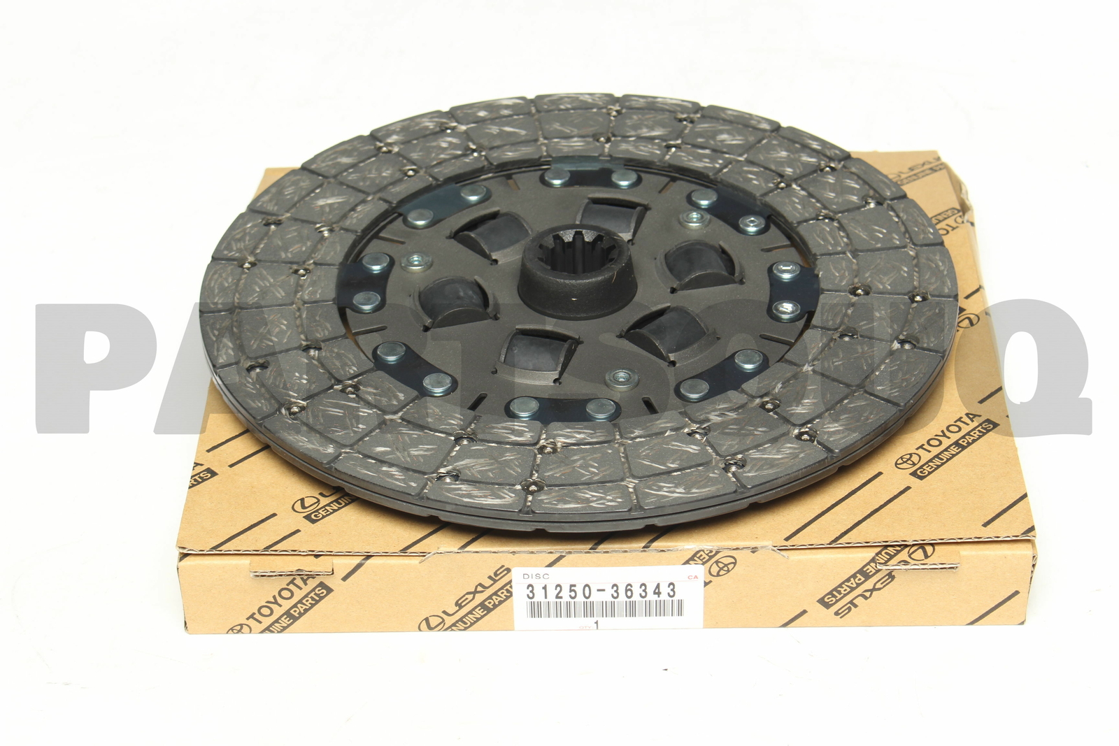 3125036343 Genuine Toyota DISC ASSY CLUTCH 31250-36343 | eBay