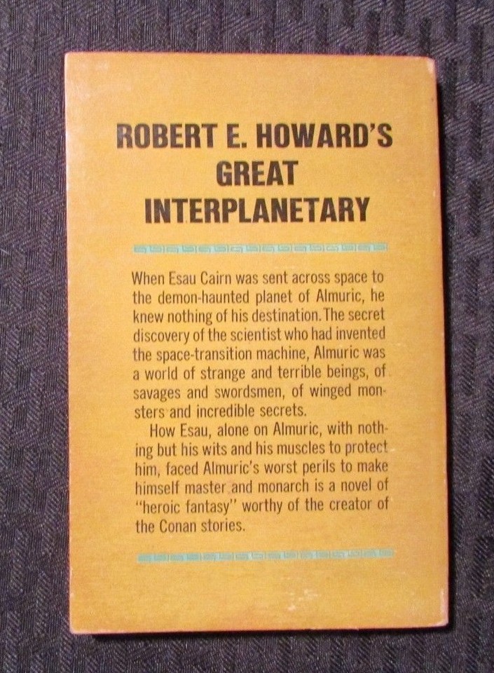 1964 ALMURIC by Robert E Howard VG- 3.5 Ace 01750 Paperback | eBay