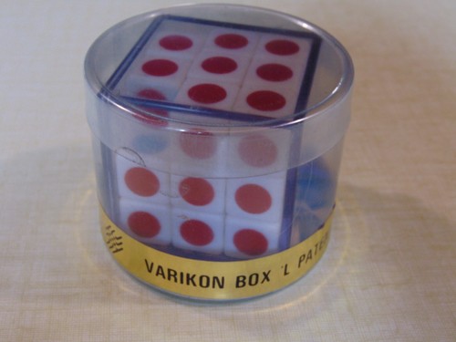 vintage VARIKON BOX L PATENT PENDING KONSUMEX 3X3X3 ( no Rubik cube ...