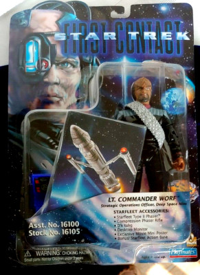 Playmates Toys Star Trek - First Contact Lt. Commander Worf Action ...