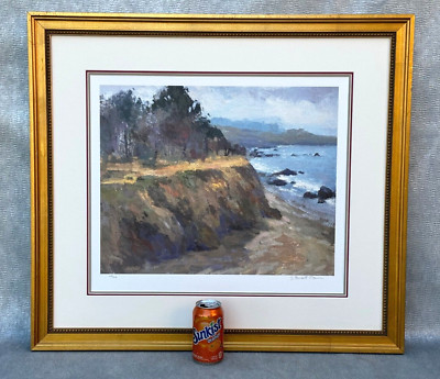 SHARON BURKETT KAISER SEASCAPE LITHOGRAPH PENCIL SIGNED ARCHES PAPER ...