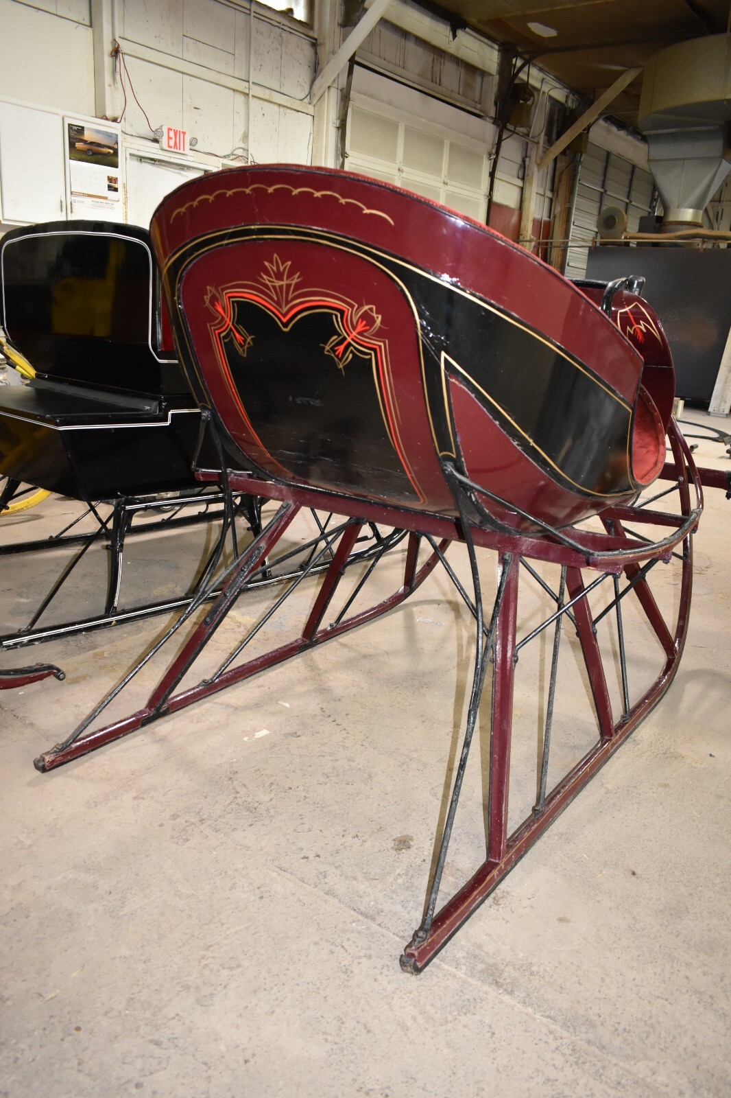 Restored Antique Horse Drawn Albany Cutter Sleigh, Sled | eBay