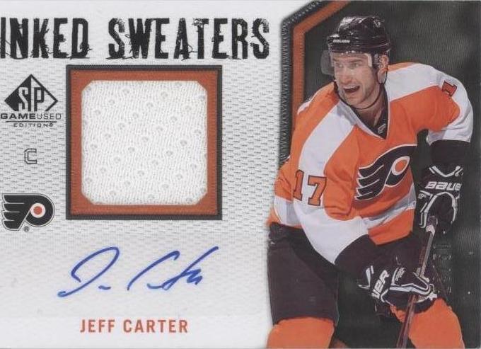 2010-11 SP Game Used Edition - Inked Sweaters Jeff Carter #IS-CA /50 ...